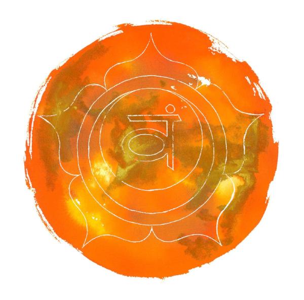 Svadhisthana - 2nd chakra Below naval Printable – Solart